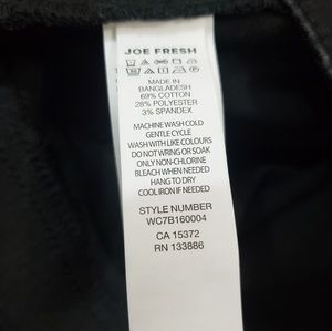 Joe Fresh | Jeans | Nwt Joe Fresh Black Ultra Slim Cut Denim Size 29 ...